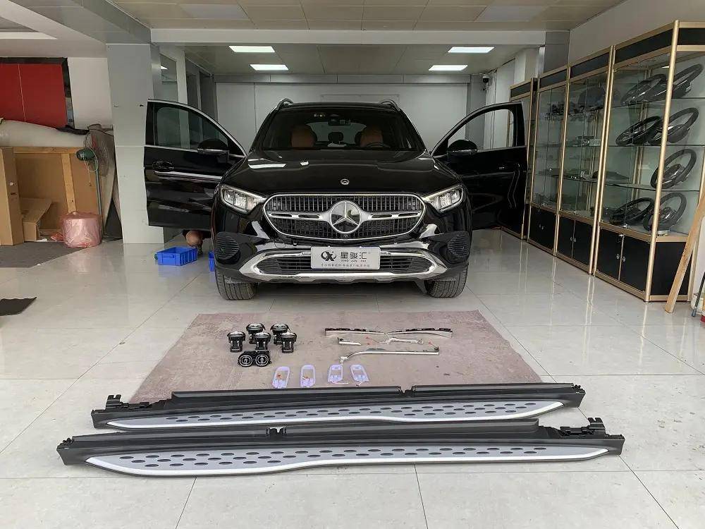 23款奔驰GLC260L动感型 被减配了豪华氛围灯 加装回去和固定踏板_搜狐汽车_搜狐网