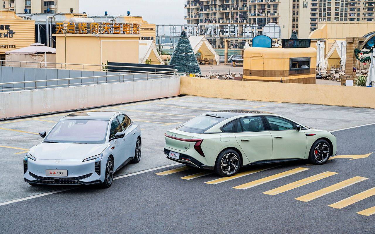 对标比亚迪汉EV续航选择丰富 红旗EH7上市售22.98万起_搜狐汽车_搜狐网