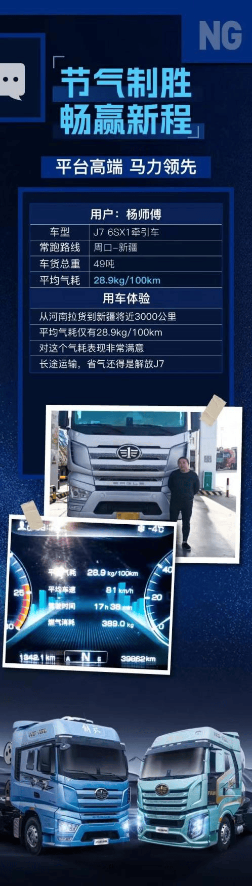 平台高端，马力领先！J7 LNG见证每公里成本新低_搜狐汽车_搜狐网