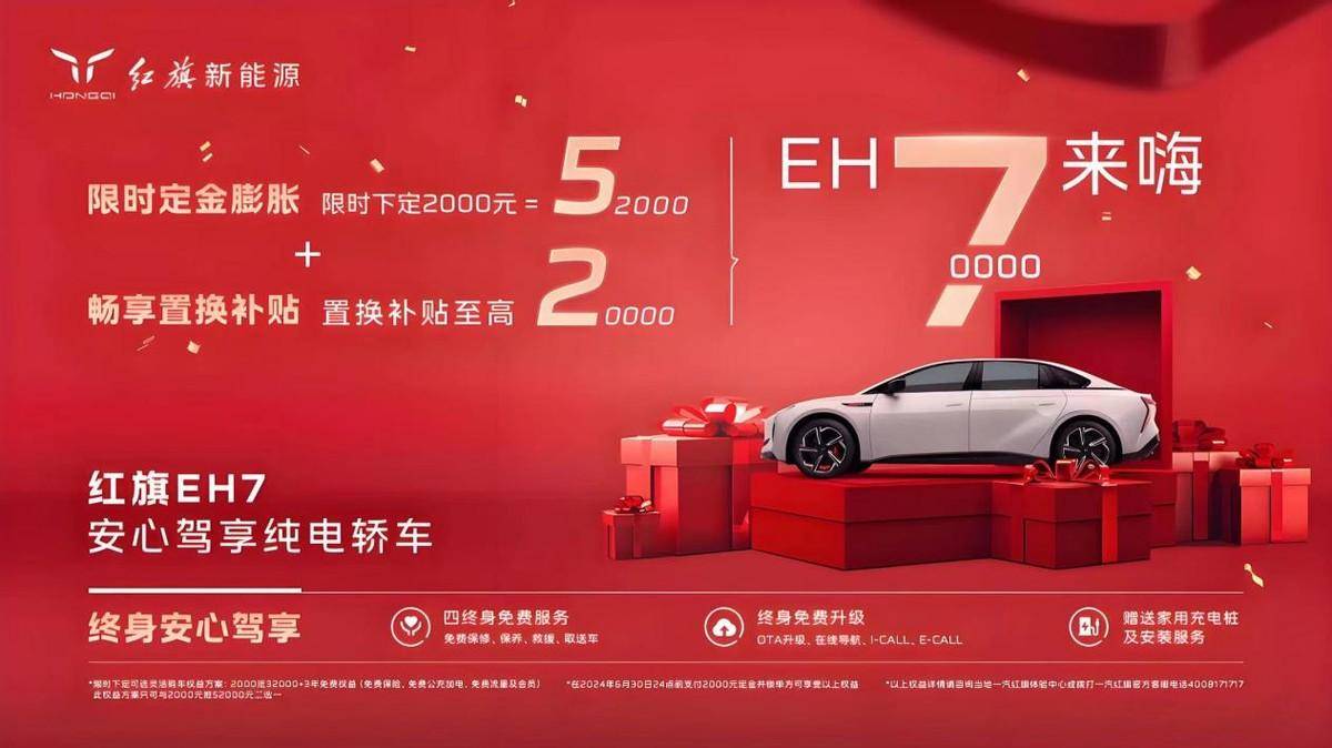 红旗EH7携手奥运冠军，购车享“5+2”超值大礼_搜狐汽车_搜狐网