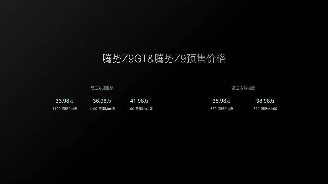 腾势Z9GT与腾势Z9双旗舰开启预售，预售价区间为33.98万~41.98万元_搜狐汽车_搜狐网