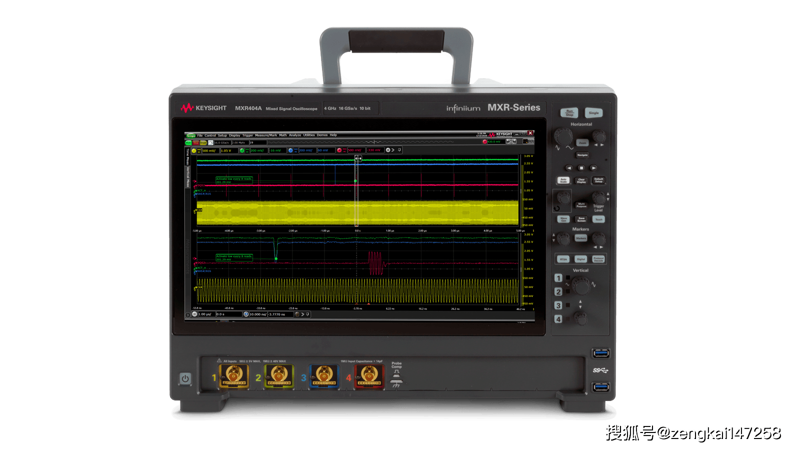 是德科技MXR404A（KEYSIGHT)MXR408A触摸屏8通道4G混合信号示波器_手机搜狐网