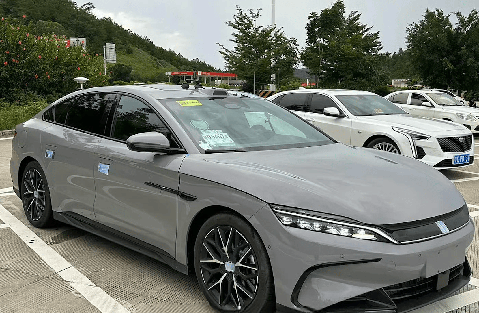 “秒杀”A6L？2025款比亚迪汉DM-i实车曝光，升级激光雷达、车长近5米_搜狐汽车_搜狐网