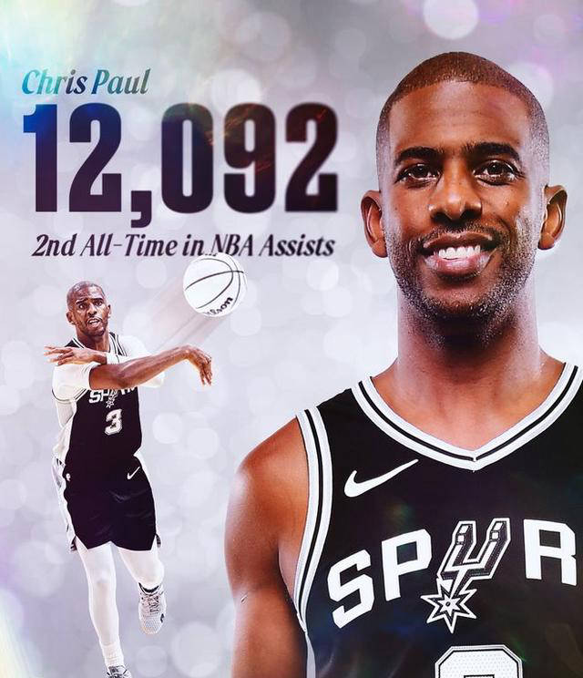 保罗创助攻历史第二里程碑 马刺队友期待其留队_1_CBA_NBA