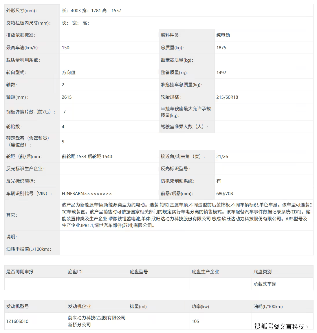 蔚来第三品牌firefly萤火虫公开，亮点颇多，4米车身、2.6米轴距_搜狐汽车_搜狐网