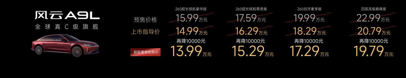 风云A9L全球上市 13.99万起重塑真C级豪华旗舰_搜狐汽车_搜狐网