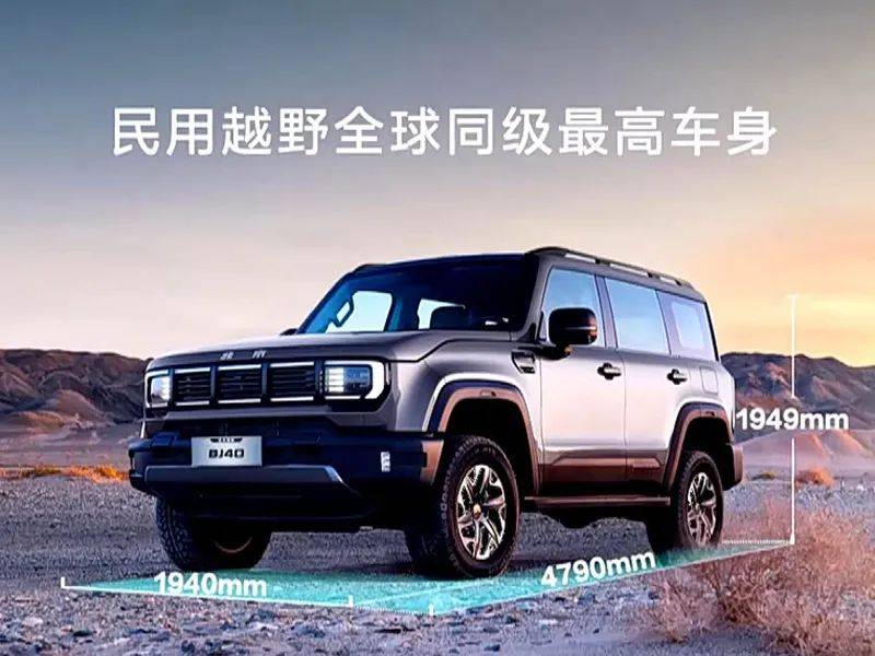 标配牵引资质，限时售12.69万起，北京越野BJ40燃油上市_搜狐汽车_搜狐网