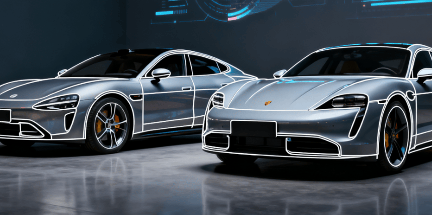 小米 SU7 撞脸保时捷 Taycan？72% 相似度背后，是抄袭还是巧合？_搜狐汽车_搜狐网