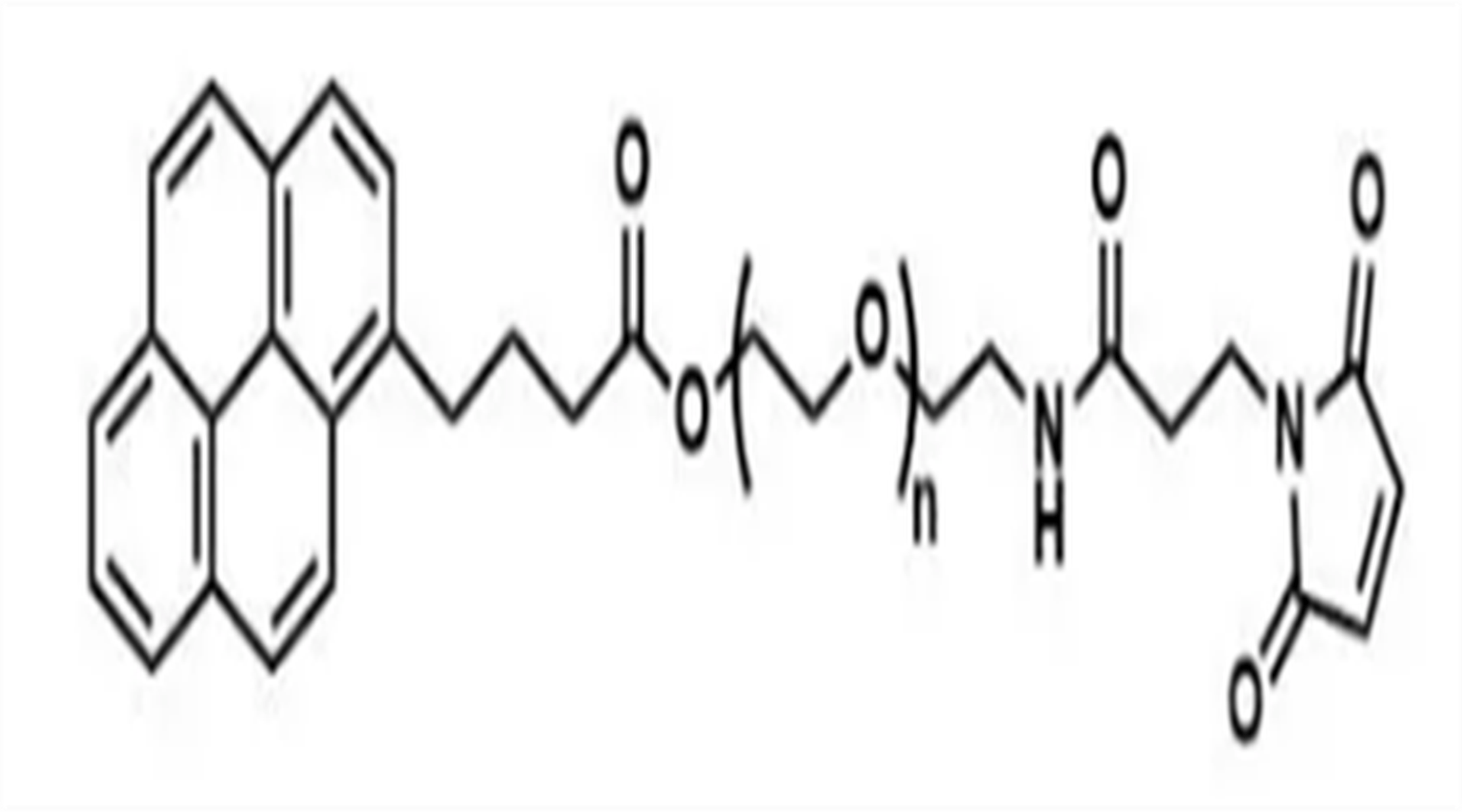 芘丁酸酯 PEG 马来酰亚胺，Pyrene-PEG-Maleimide