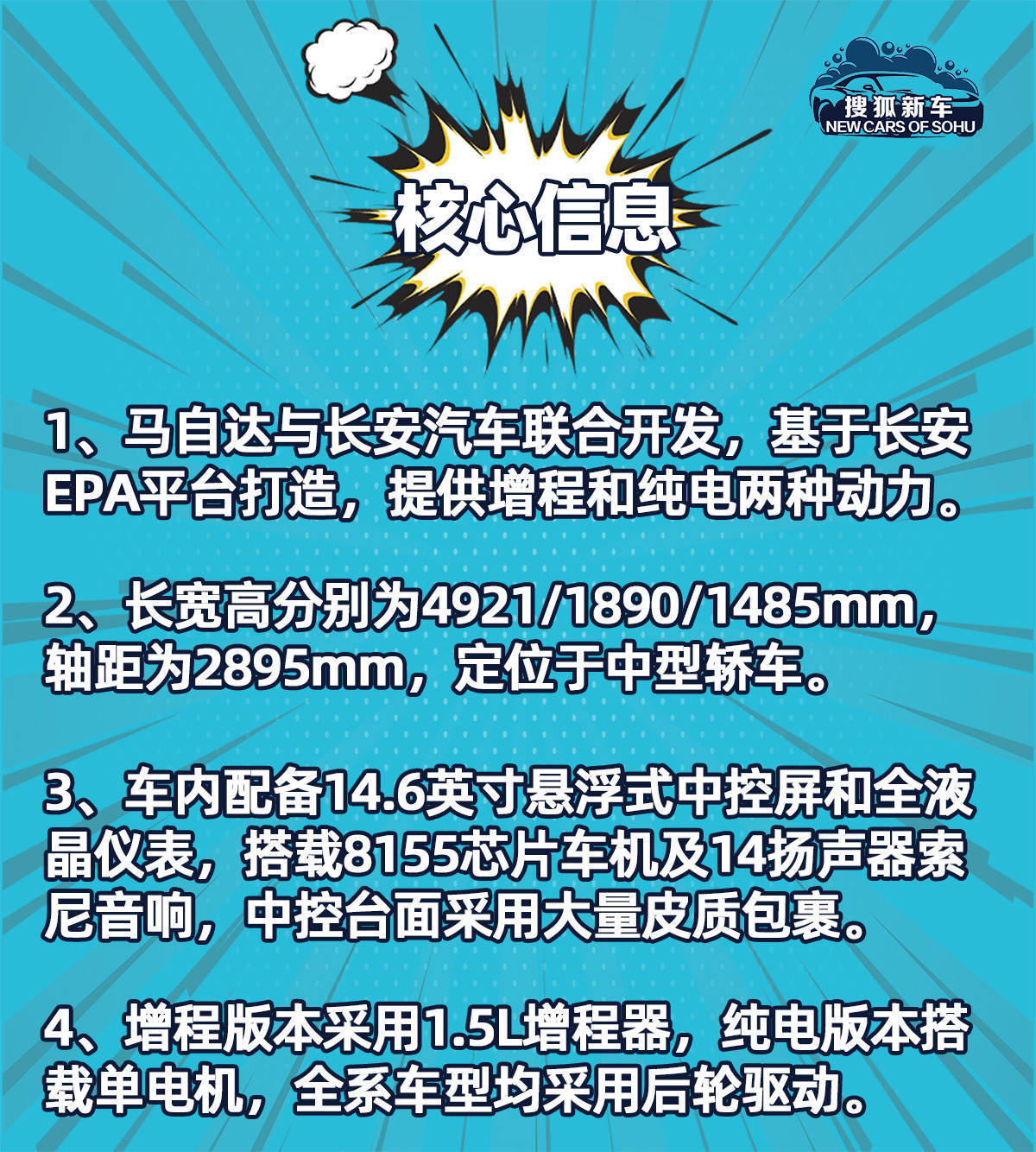 长安马自达EZ6新车登场，13.98万元起售价引关注！_搜狐汽车_搜狐网