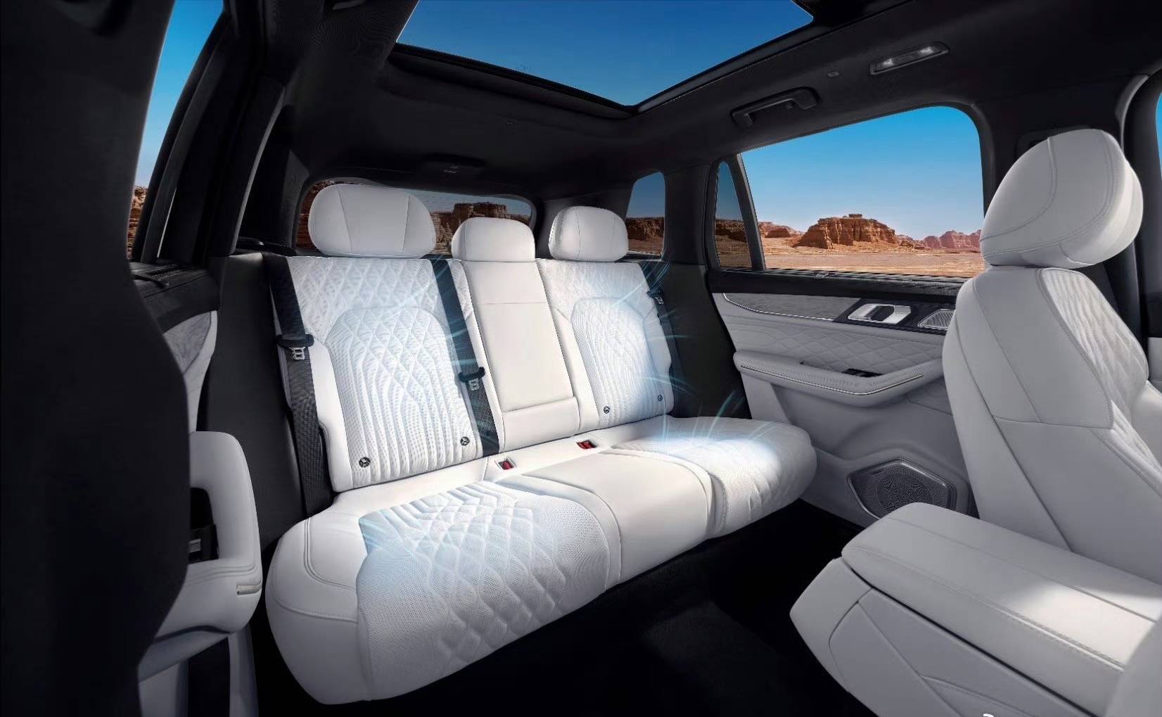 内饰调整/后排座椅升级 领克09四驱探索版更多官图，10月23日上市_搜狐汽车_搜狐网