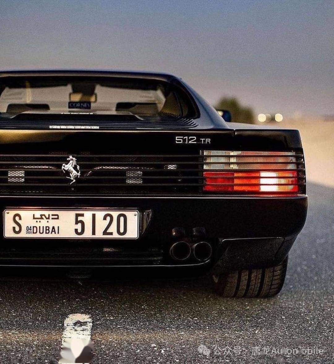 【意大利的浪漫】纯黑经典：Ferrari 512 Testarossa的门扉之美_搜狐汽车_搜狐网