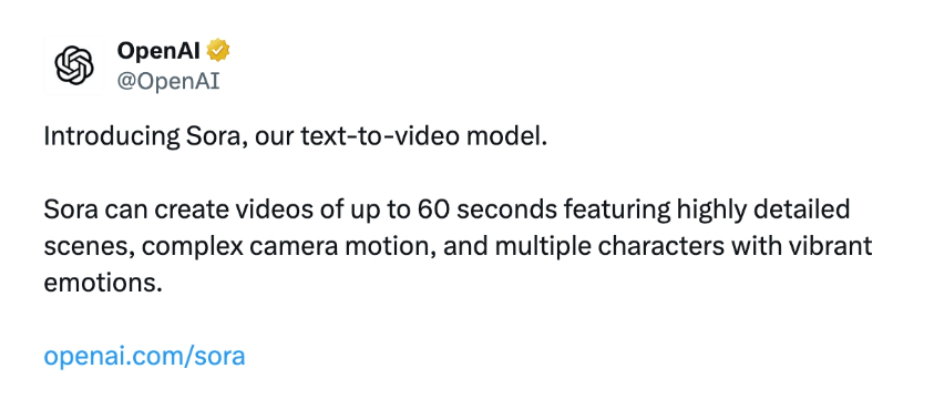 Sora接棒ChatGPT成AI领域焦点，苹果/微美全息迎变革机遇共谋AIGC新篇章_技术_模型