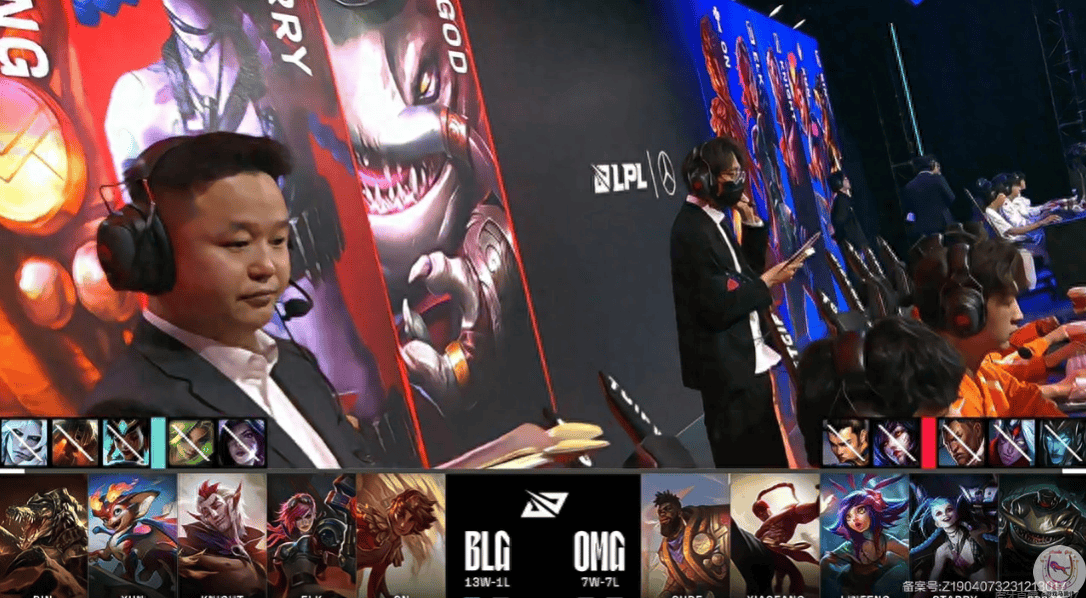新人19杀金克丝！OMG下路爆炸优势碾压BLG_火龙_比赛_中单