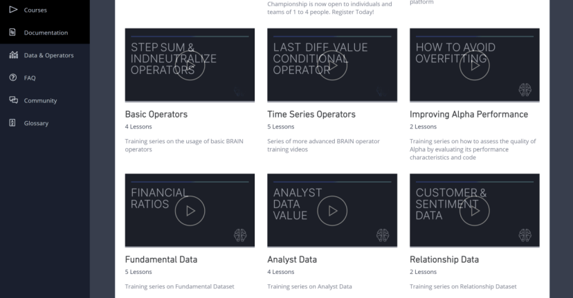 WorldQuant BRAIN 零基础学量化免费训练营报名_平台_数据_操作符