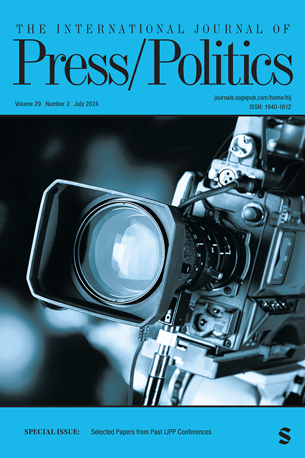 【出版】The International Journal of Press/Politics：2024年第3期