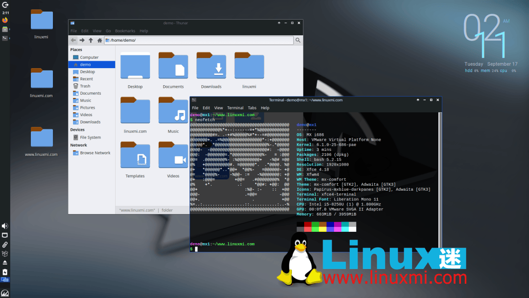 MX Linux 23.4 - 最理想的 Windows 11 替代品_用户_Xfce_Fluxbox