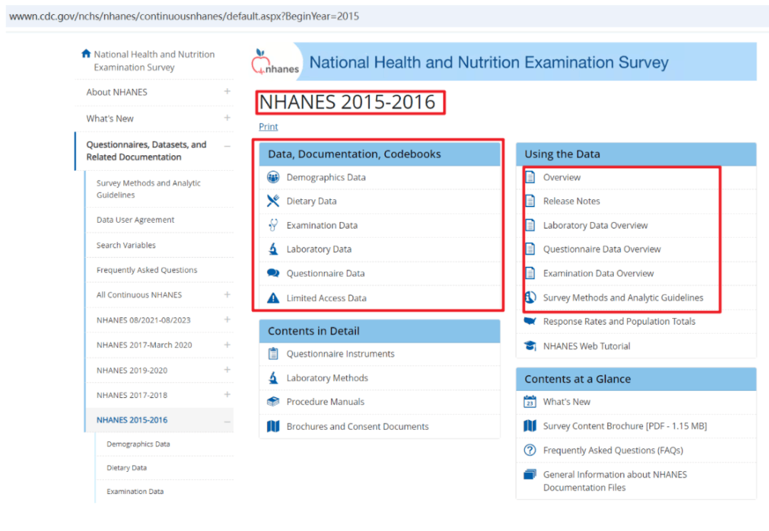 NHANES小课|带你全面认识NHANES数据库_调查_国家_发展
