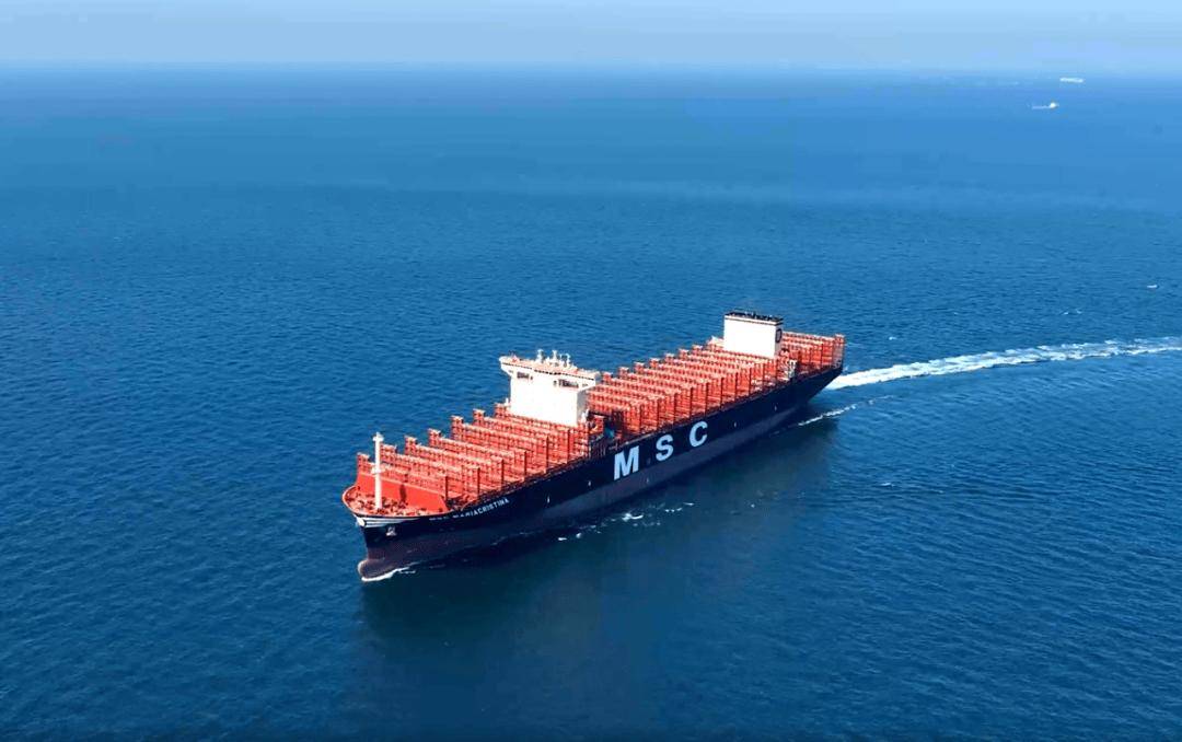 大船造！配备全球最大B型LNG燃料舱16000TEU集装箱船MSC“玛利亚克里斯蒂娜”轮交付_造船_大连_试航