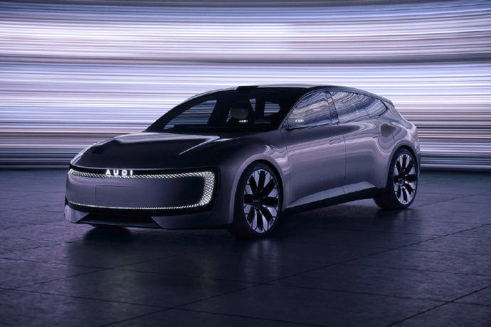 奥迪发布电动品牌AUDI，新车没有四环标，网友：谁还能看出是奥迪_搜狐汽车_搜狐网