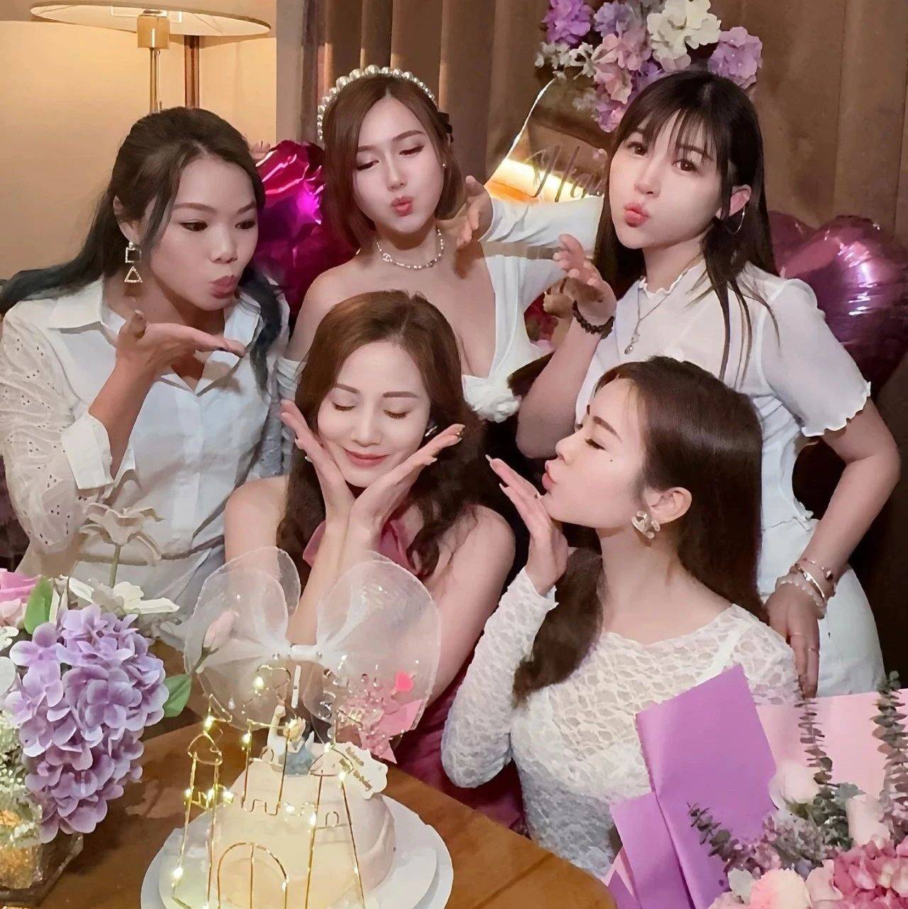 TVB花旦大晒靓照庆37岁生日！穿桃红连身裙露香肩，今年将再争视后！_朱晨丽_蔡洁_好友