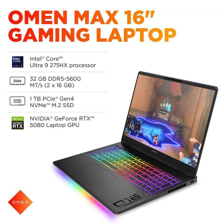 惠普 Omen Max 16 游戏本曝光：酷睿 Ultra 9 + RTX 5080 组合-新科技-资讯-头部财经