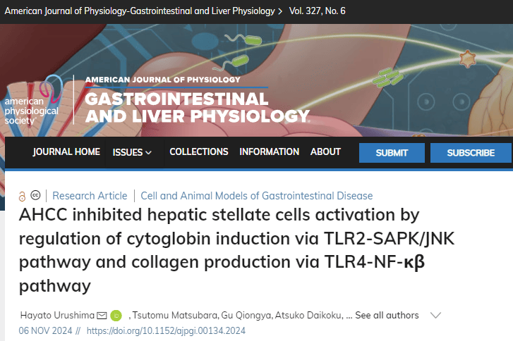 香菇能缓解肝纤维化？研究发现：菌类提取物AHCC通过诱导细胞血红蛋白减少肝纤维化！_Figure_通路_途径