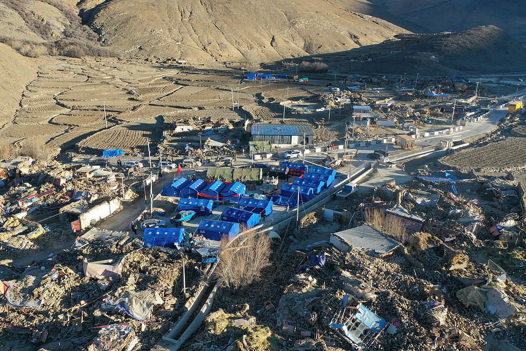 西藏定日县已转移受灾群众4.65万人，检测到余震646次_日喀则_工作_地震