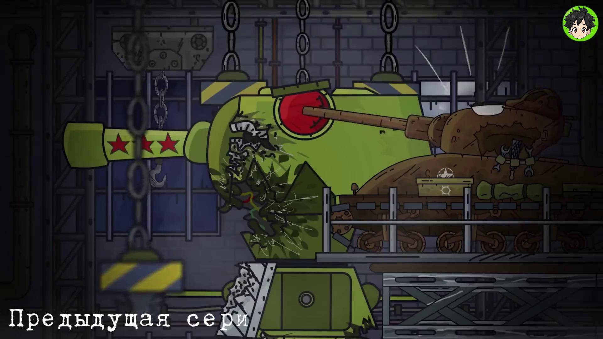 KV44的重生！ 苏联钢铁怪物KV44在美军基地进行全面的修复和升级，他的3.0版本诞生了。坦克动画 坦克世界动画 坦克世界动画解说 ...
