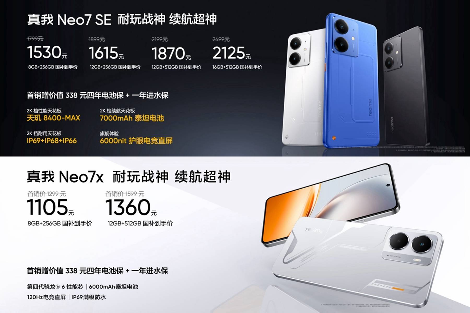 “耐玩战神”又推新，真我发布Neo7 SE，最低1530元_搭载_mm_游戏