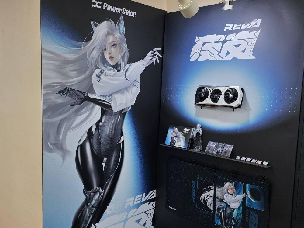 撼讯推出夜岚REVA二次元显卡系列，周边产品齐亮相_设计_的图片_细节