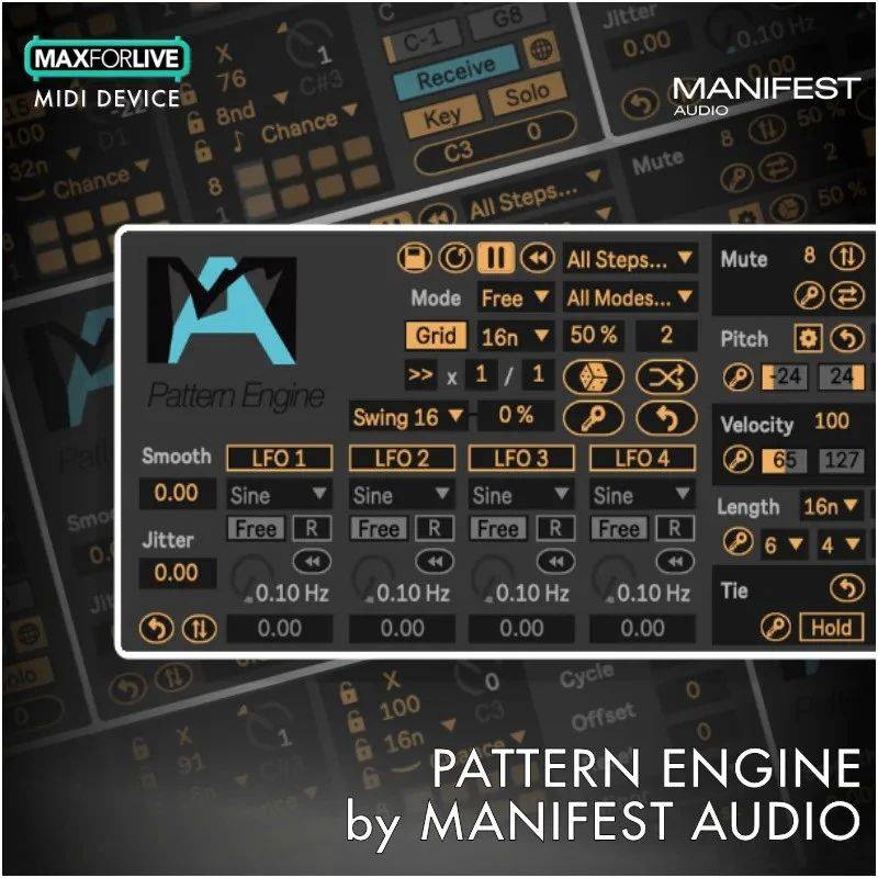 Max for Live 工具推荐：Isotonik Studio 推出「灵感引擎」 音序器 Pattern Engine_功能_支持_Ableton