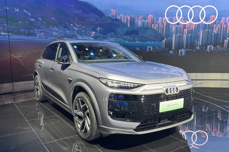 奥迪Q6L e-tron粤港澳车展预售，PPE纯电平台首秀搭载华为智驾技术_搜狐汽车_搜狐网