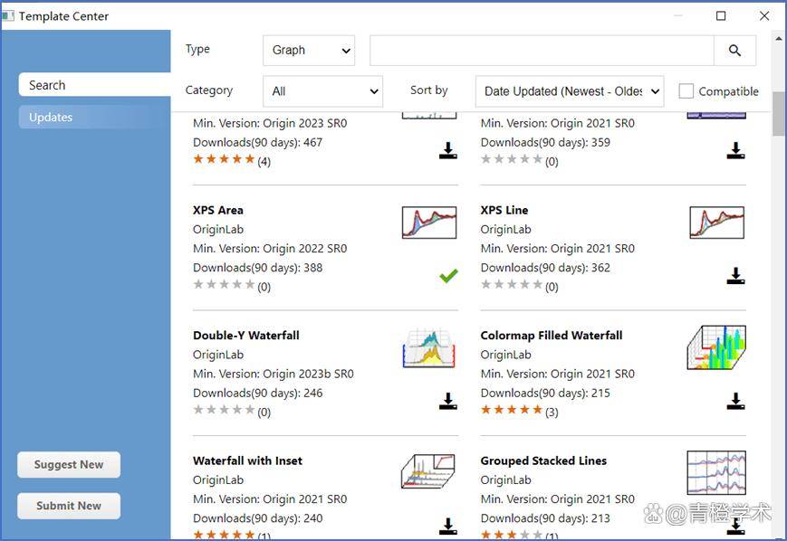 论文绘图｜如何用Origin快速绘制XPS曲线图_模板_操作_Area