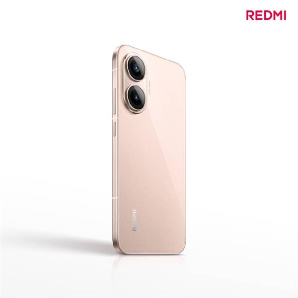 1899元起 REDMI Turbo 4 Pro粉金新配色发布 自带BlingBling效果_支持_触控_闪粉