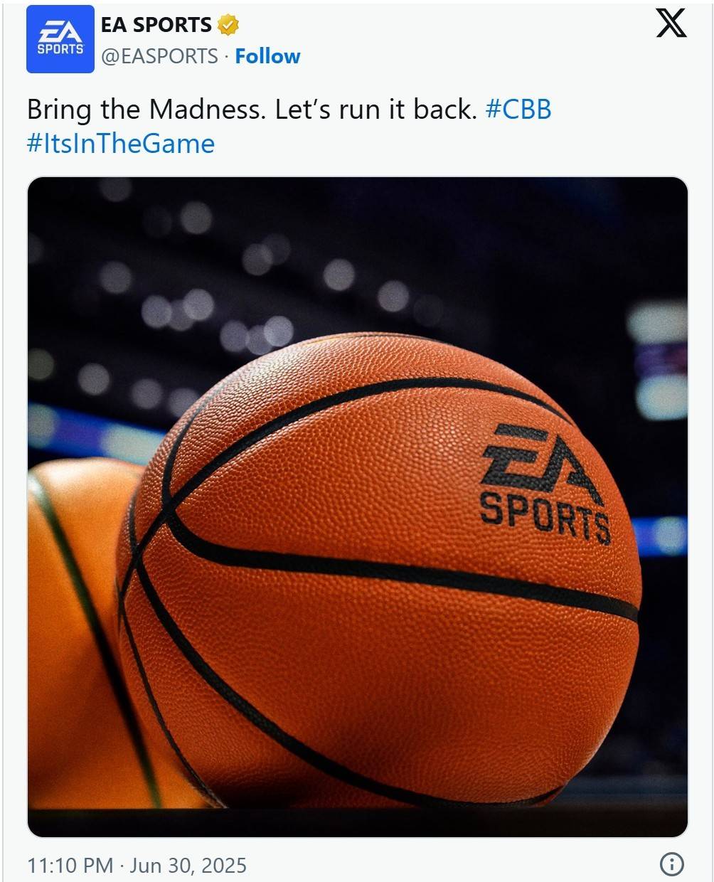 EA终止大学篮球游戏计划，多所高校转投2K Sports合作_Brien_橄榄球_成功