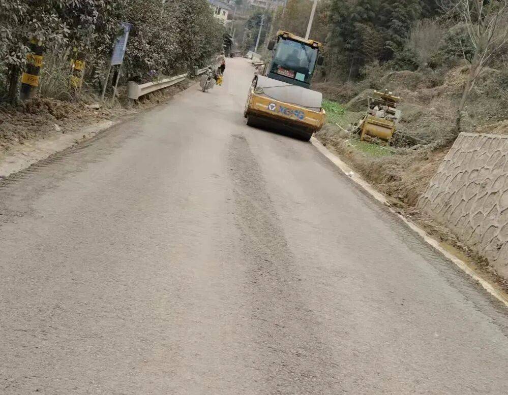 邵阳：X493城步风雨桥至桥头寨公路水稳层完工，冲刺年底通车！_施工_检测_项目